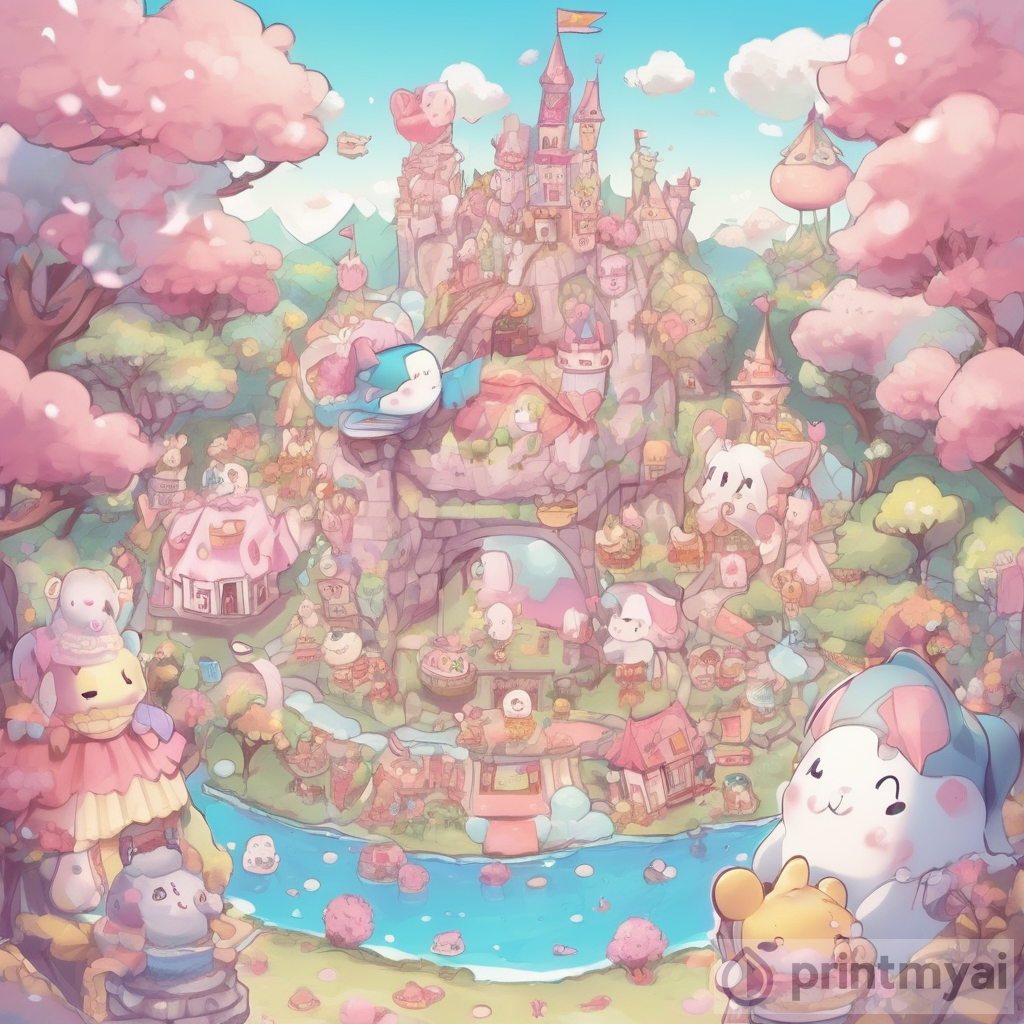 Exploring Kawaii Kingdom | PrintMyAi
